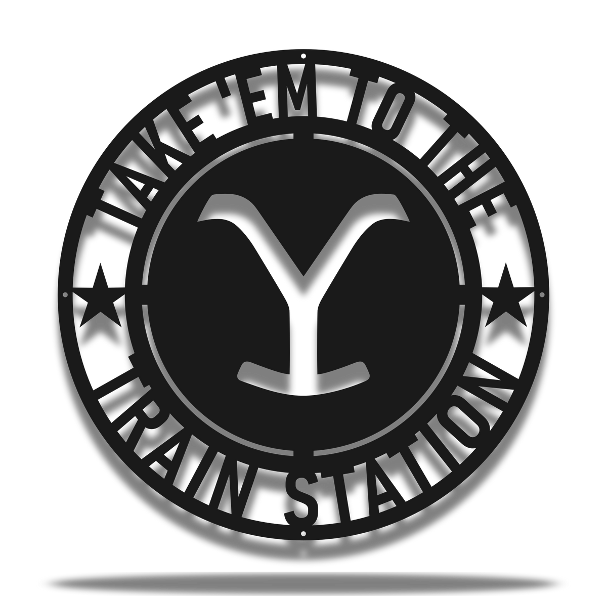 Yellowstone "Take 'em to the train station" | Wheat State Designs